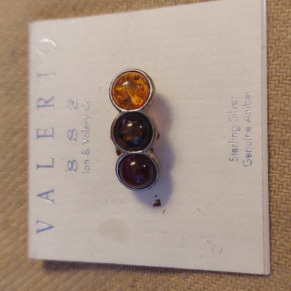 Ian & Valery | Jewelry | Valerie 888 Ian Valery Co Sterling Amber ...